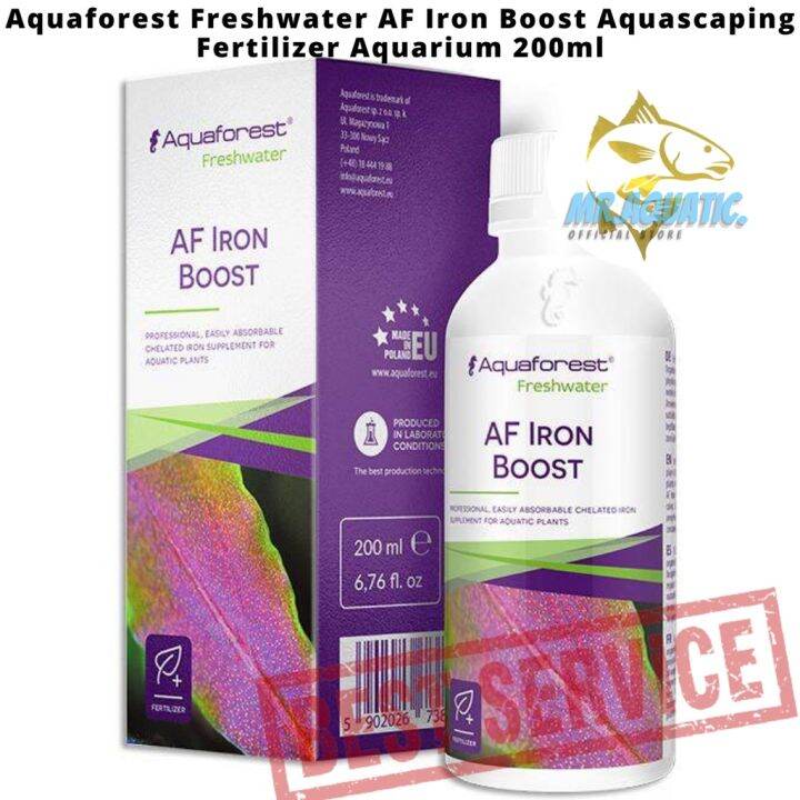 Aquaforest Freshwater AF Iron Boost Aquascaping Fertilizer Aquarium 200ml | Lazada