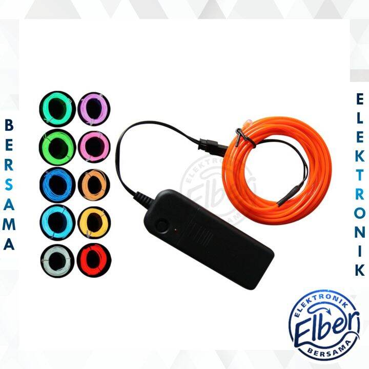 Elber Lampu Neon 5 Mtr Kabel LED Strip Wire Lamp Dekorasi Kendaraan Dan ...