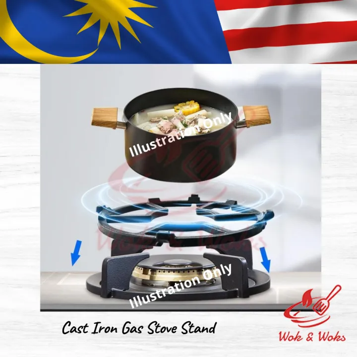 Cast Iron Gas Stove Platform Stand / Pelantar Kompor Gas Besi Tuang ...