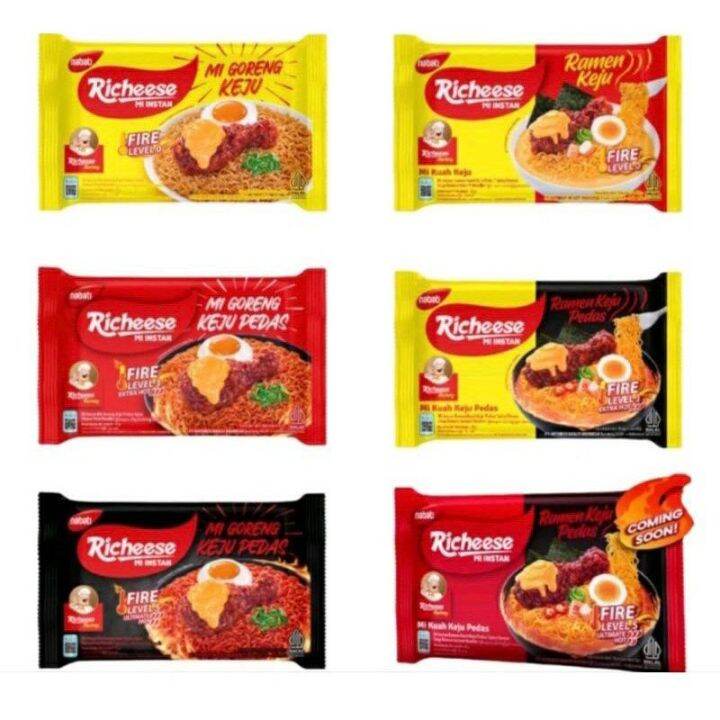 NABATI RICHEESE MI INSTAN GORENG KEJU - MI RAMEN KEJU | Lazada Indonesia
