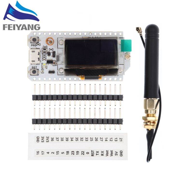 SX1276 ESP32 LoRa 868MHz-915MHz/ 0.96 Inch Blue OLED Display Bluetooth WIFI Kit 32 Development ...