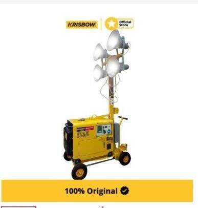 Tower Lampu Generator Krisbow Lampu Proyek Tower Light LED 4x160W ...