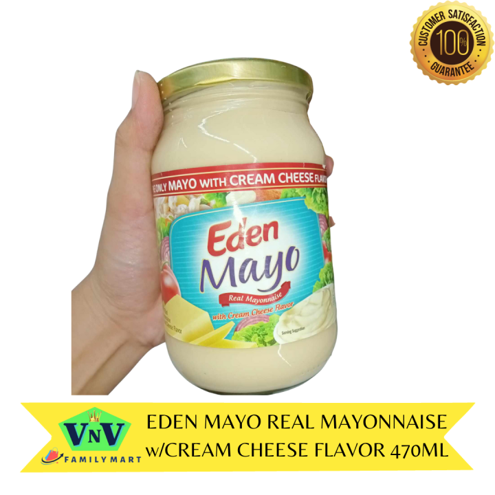 VNV EDEN MAYO REAL MAYONNAISE w/CREAM CHEESE FLAVOR 470ML | Lazada PH