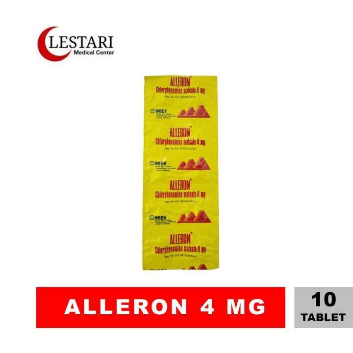 MEF Alleron CTM 4mg 10 tablet [Strip] | Lazada Indonesia