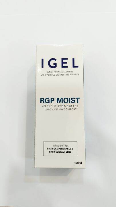 IGEL RGP MOIST MULTIPURPOSE CONTACT LENS SOLUTION 120ml | Lazada