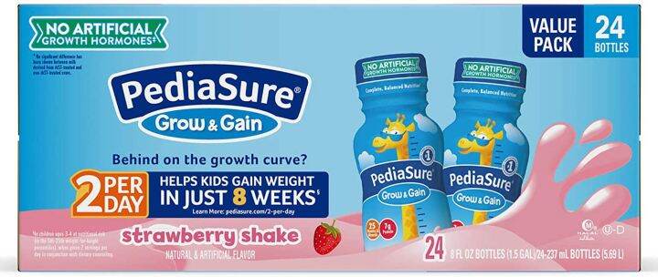 PediaSure Grow & Gain Kids Nutritional Shake with Protein, DHA and ...