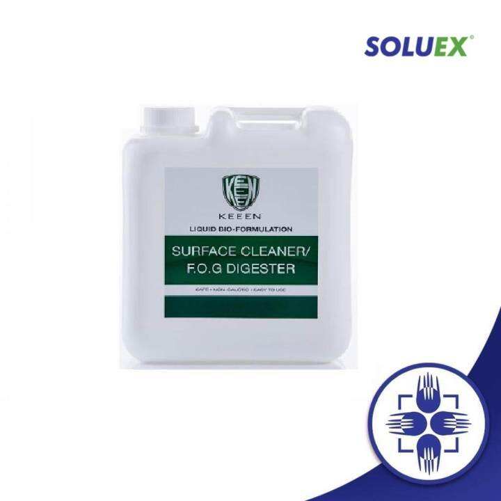 KEEEN สูตร Surface cleaner F.O.G. Digester 5 ลิตร ขจัดคราบสกปรก คราบน้ำมัน ไขมัน ที่สะสมอยู่ใน ...