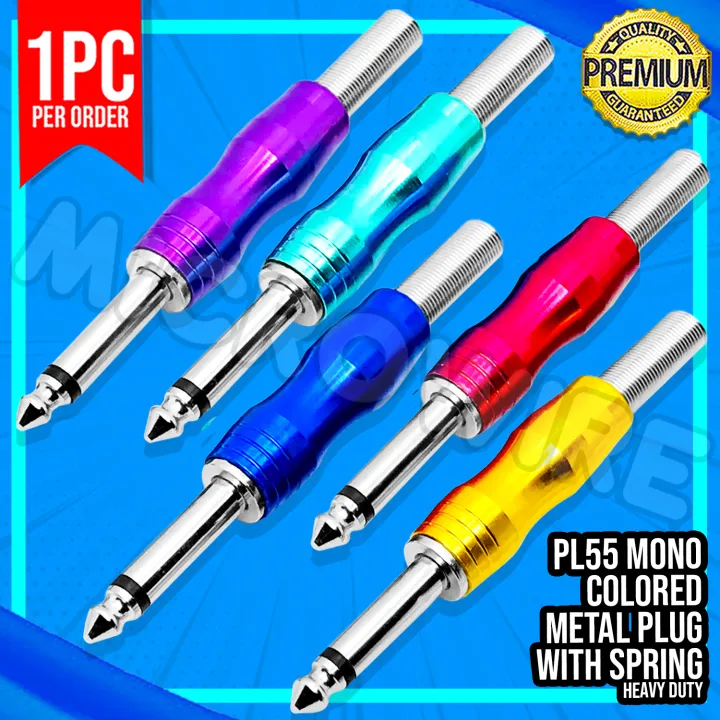PL55 Mono Colored Metal Plug With Spring | Lazada PH