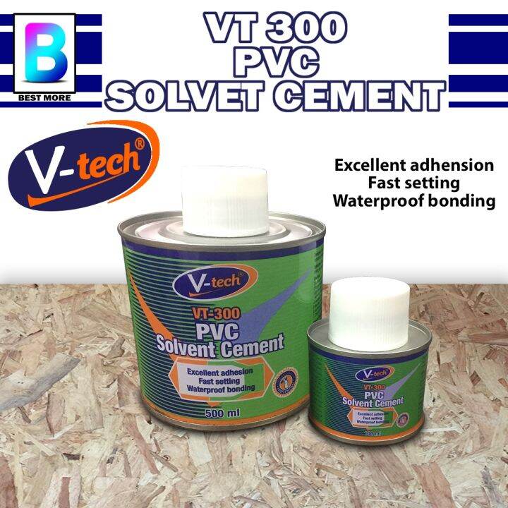 V-TECH VT300 Solvent Cement Gum PVC Pipe Glue 100g & 500g | Lazada