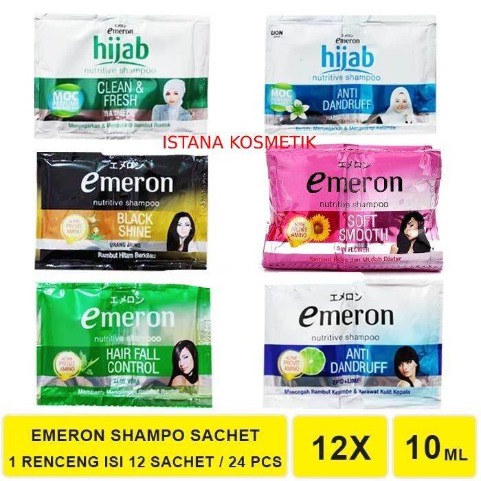 EMERON SHAMPOO SACHET 10ML X 12PCS | Lazada Indonesia