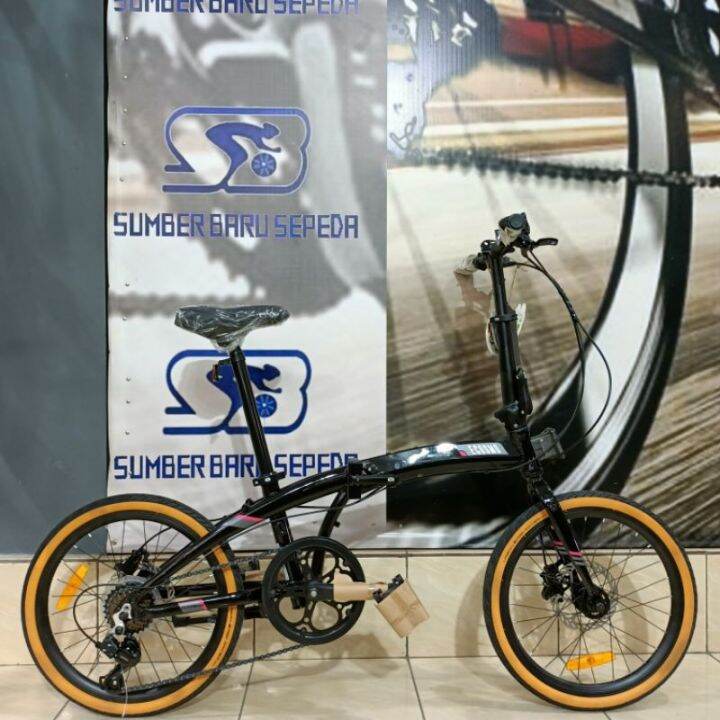 Sepeda Lipat Element Ecosmo 7 Speed Alloy Hidrolik 20 Inch | Lazada ...