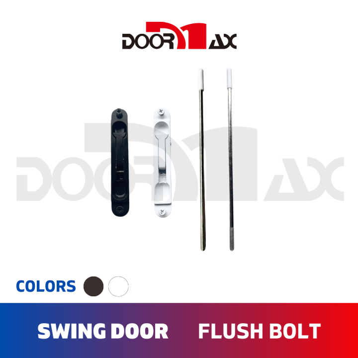 DOORMAX Flush Bolt for Swing Door (Brown/White) | Lazada PH