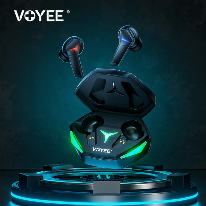 VOYEE V33หูฟังไร้สาย TWS บลูทูธหูฟังในหูหูฟังเล่นเกมการควบคุมแบบสัมผัส ...