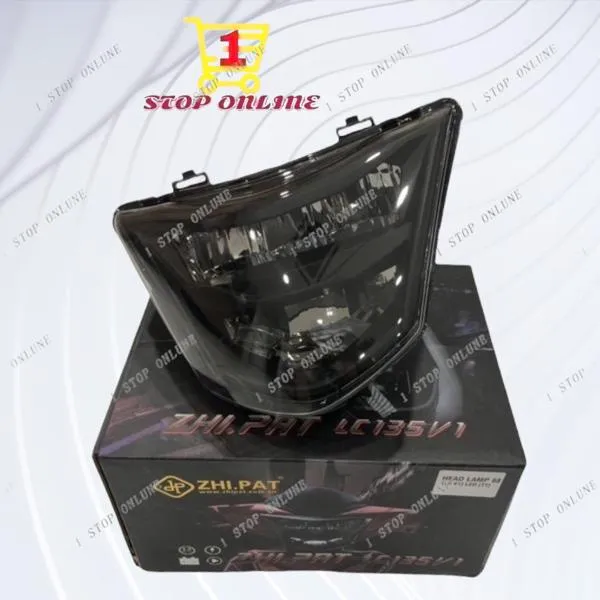ZHIPAT LED HEAD LAMP HEADLAMP ZHI.PAT ZHI PAT LAMPU DEPAN Y15ZR V1 / V2 EXCITER AUDI LC135 V1 V2 ...