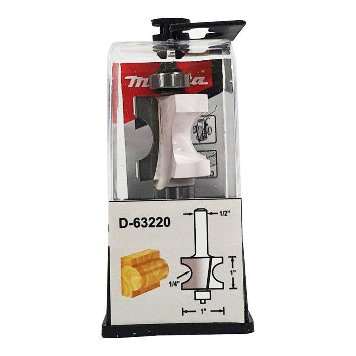 D-63220 ดอกเร้าเตอร์ Bull Nose Bit with Bearing 1/2″ 1″ | Lazada.co.th