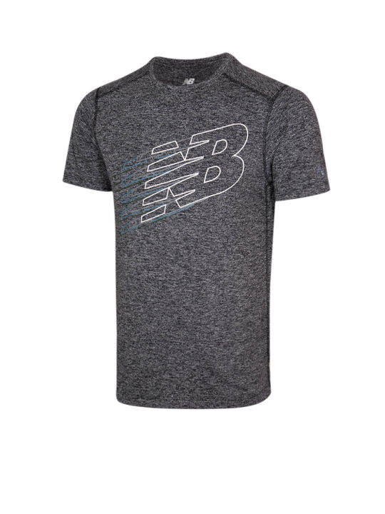 NEW BALANCE Core Heathered Graphic เสื้อออกกำลังกายผู้ชาย | Lazada.co.th