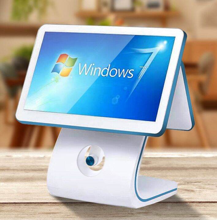 Dual Touch Screen Windows Cashier Terminal All In One POS System ...