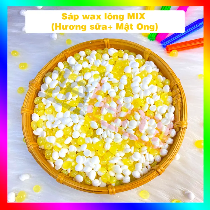 Sáp Wax Lông Hương sữa MIX Mật Ong - Wax tẩy sạch mọi loại lông - Wax ...