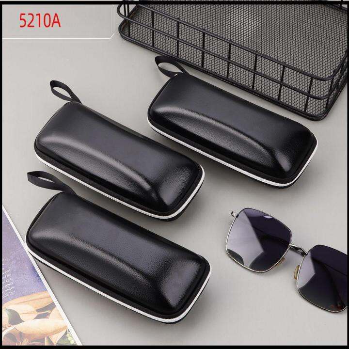 5210A กันน้ำ หนัง PU แบบพกพา สีดำ กระเป๋าใส่แว่นตา กระเป๋าเก็บของ กล่องใส่แว่นตา กระเป๋าใส่ ...