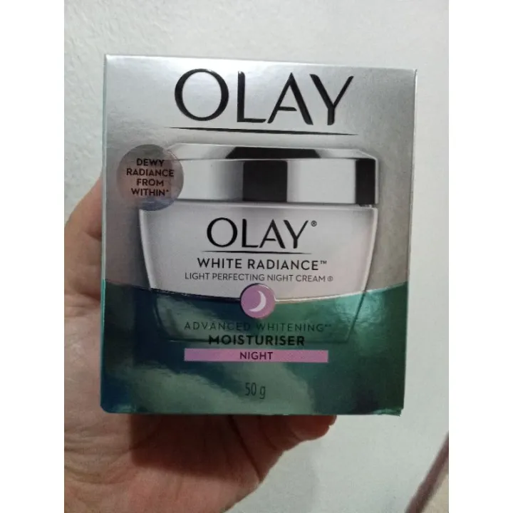 ราคาถูกที่สุด Olay 50g. White Radiance Whitening N ht Cream จัดส่งฟรี | Lazada.co.th