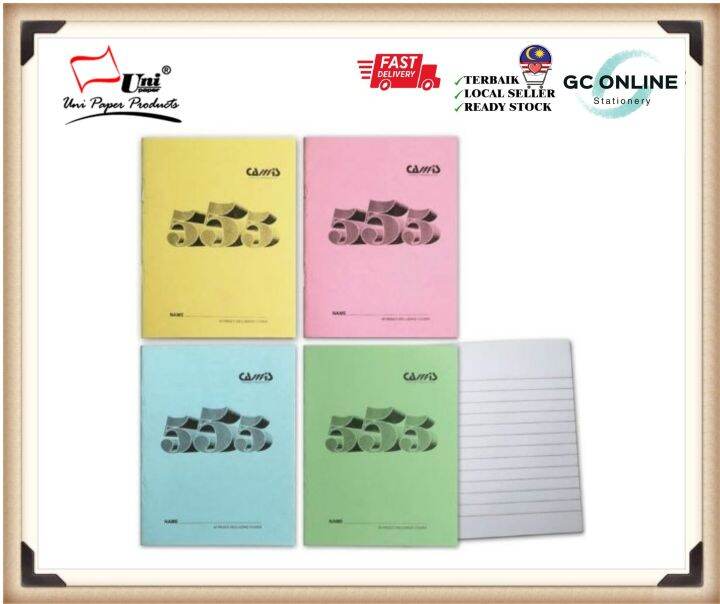 Uni 555 Note Book 40Pages / Buku Nota Kecil | Lazada