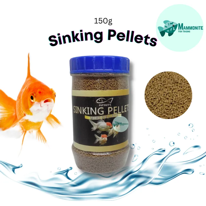 Pet Fish Sinking Pellets Growth Protein Food 150g | Lazada PH