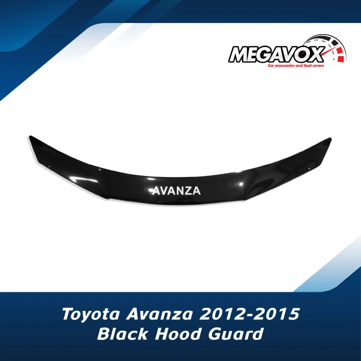 Toyota Avanza 2012-2015 Black with Logo Hood Guard | Lazada PH