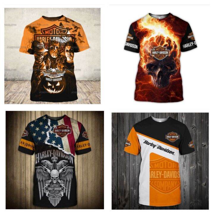 BAJU MOTOR HARLEY DAVIDSON MURAH DAN PRIINTING TERBAIK art 5 | Lazada ...