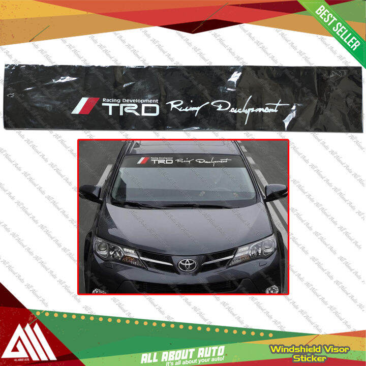 TRD Racing Development Windshield Visor Sticker / Windshield Banner ...
