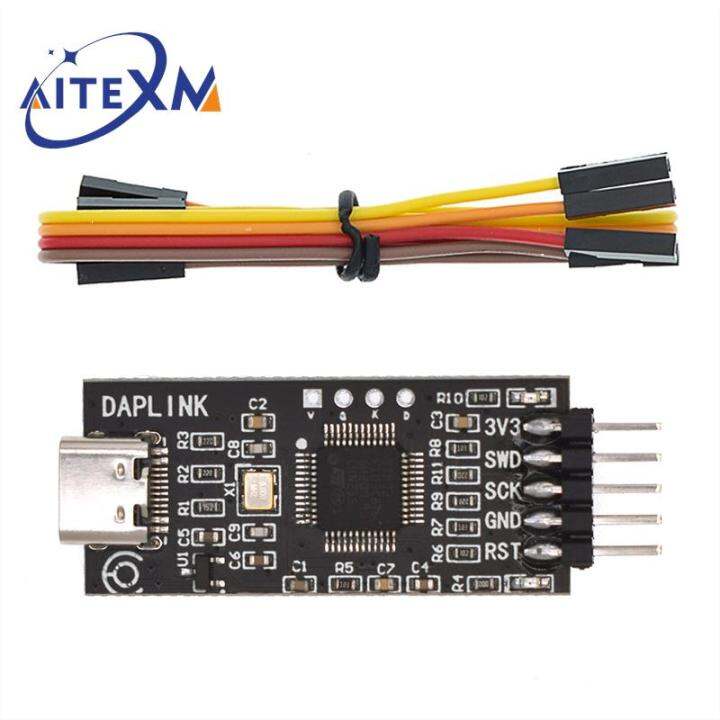 Daplink Arm Simulator Stm32 Downloader Programmer Swd Usb Driver Free Type C Emulator Replaces