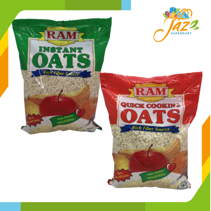Ram Oats, Instant and Quick Cooking,Halal Certified, 1kg | Lazada PH
