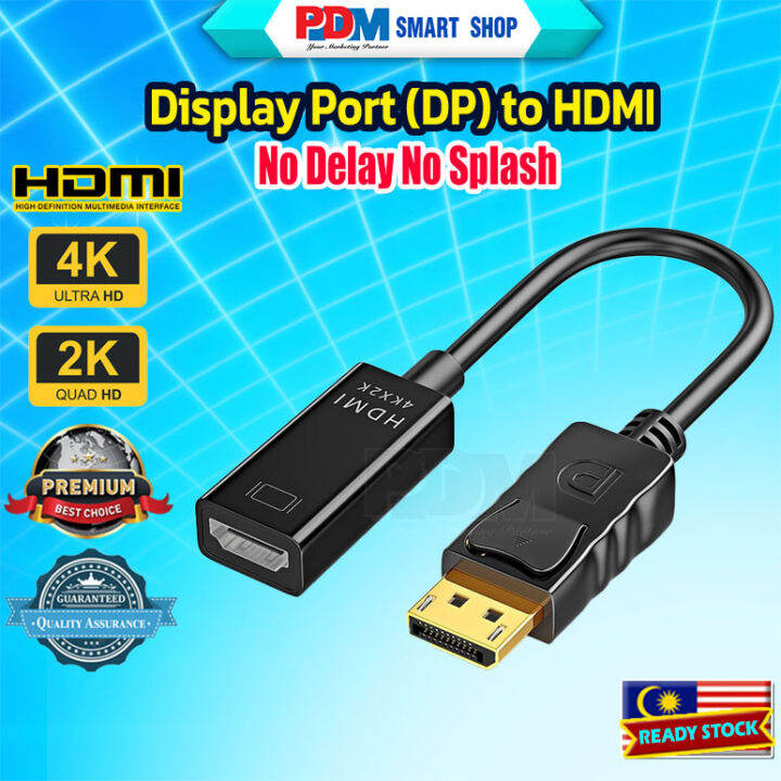 PDM DisplayPort DP Male to HDMI Female Cable Adapter 4K*2K 1080P ...