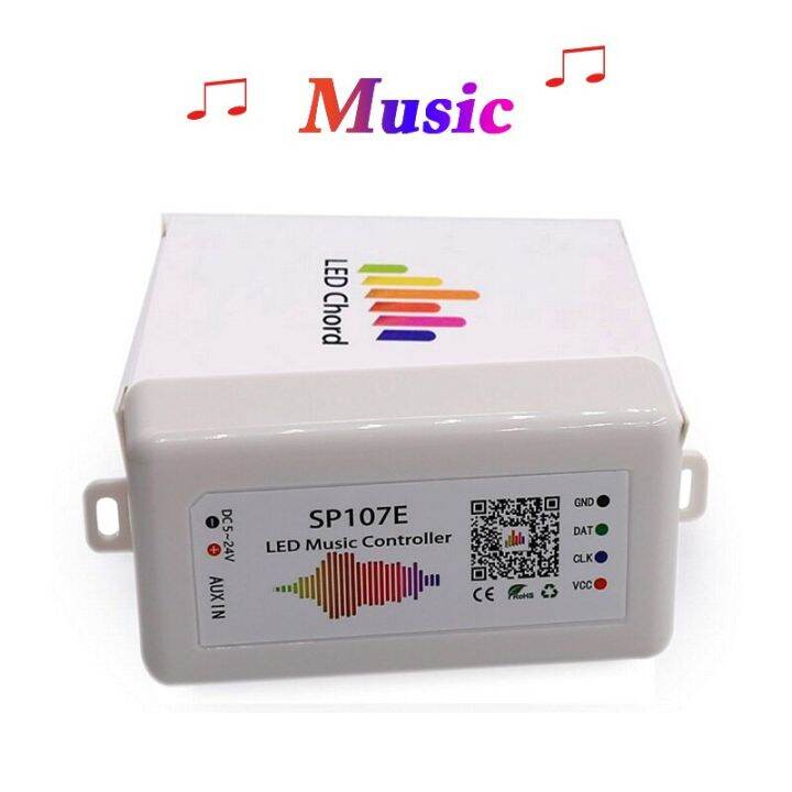 Sp107e kontroler Led Bluetooth musik kontrol Spi Rgb warna penuh dengan ... Sp107e kontroler Led Bluetooth musik kontrol Spi Rgb warna penuh dengan ...