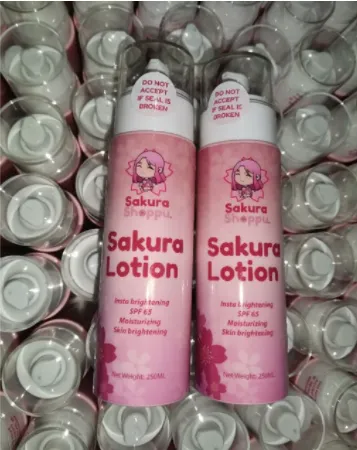 Sakura Lotion SPF 65 NEW BOTTLE STRAWBERRY SCENT | Lazada PH