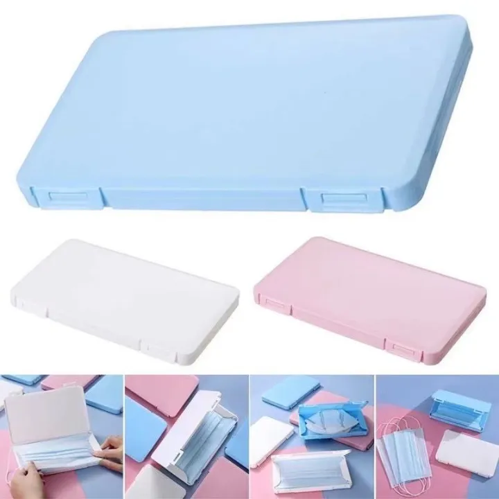 {AMG} Portable Dustproof Mask Case Face Masks Container Safe Pollution ...