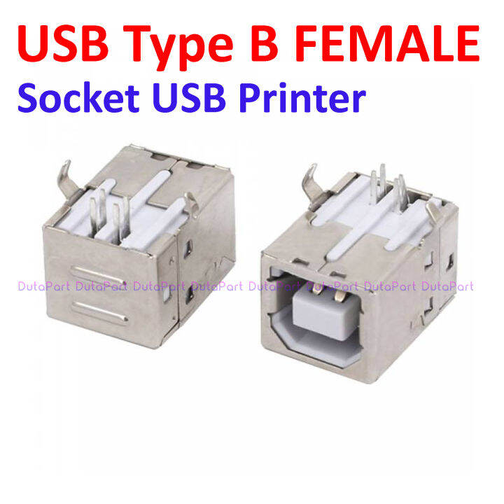 20 PCS USB Type B Female 4 PIN Connector Socket USB Port Printer USB ...