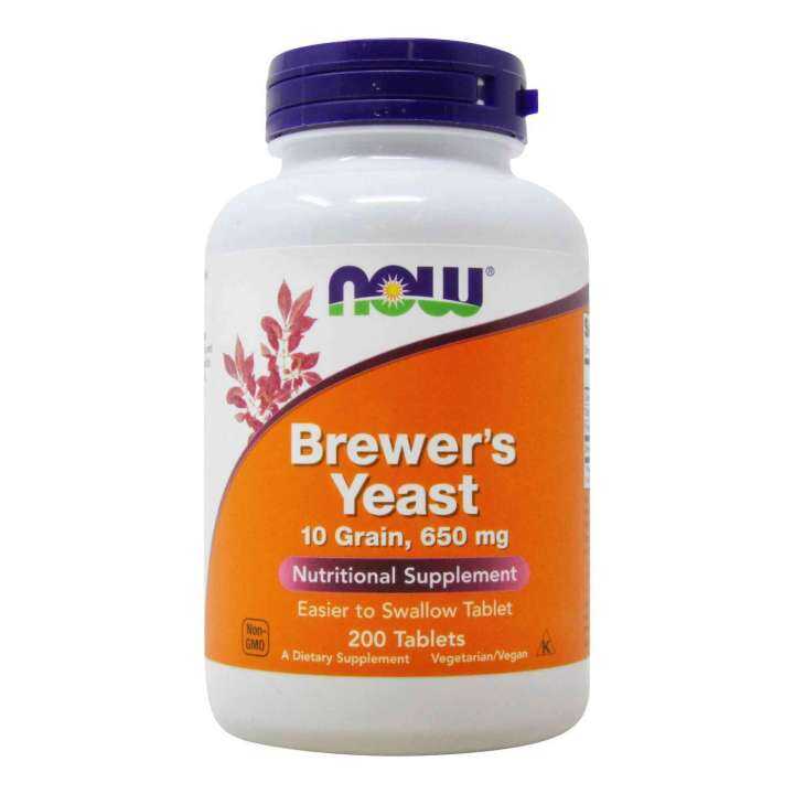 NOW Foods Brewer's Yeast, 200 Tablets | Lazada PH