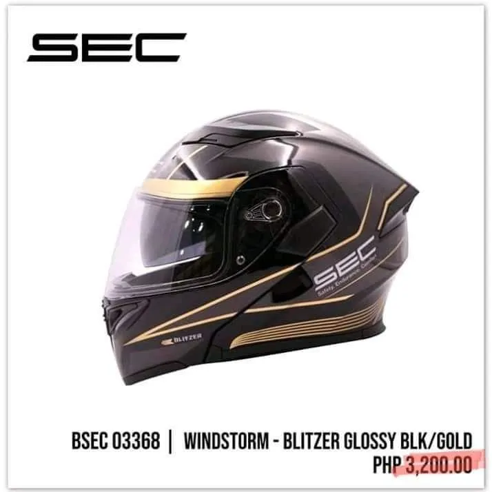 SEC WINDSTORM MODULAR DUAL VISOR HELMET | Lazada PH
