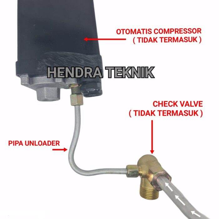 PIPA COMPRESSOR 1/8" PIPA OTOMATIS 1 HP PIPA KOMPRESOR ANGIN 1HP PIPA ...