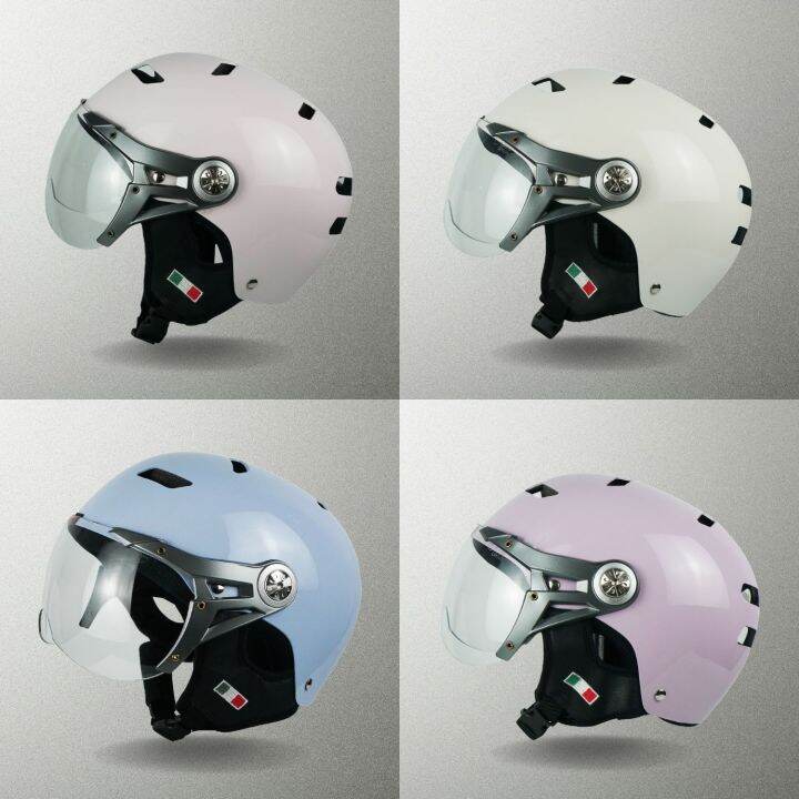 HELM SEPEDA MOTOR LISTRIK WARNA PASTEL SNI | Lazada Indonesia