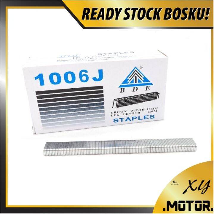 1006 STAPLES NAIL STAPLE NAIL 1006 AIR STAPLE NAIL REFILL / UBAT BAKU ...