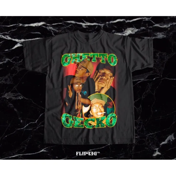 Flipped Co. GHETTO GECKO Vintage Shirt | Lazada PH