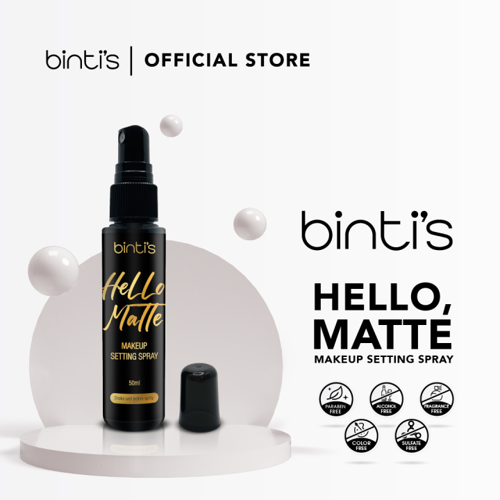 Binti’s Hello, Matte Makeup Setting Spray 50ml | Lazada