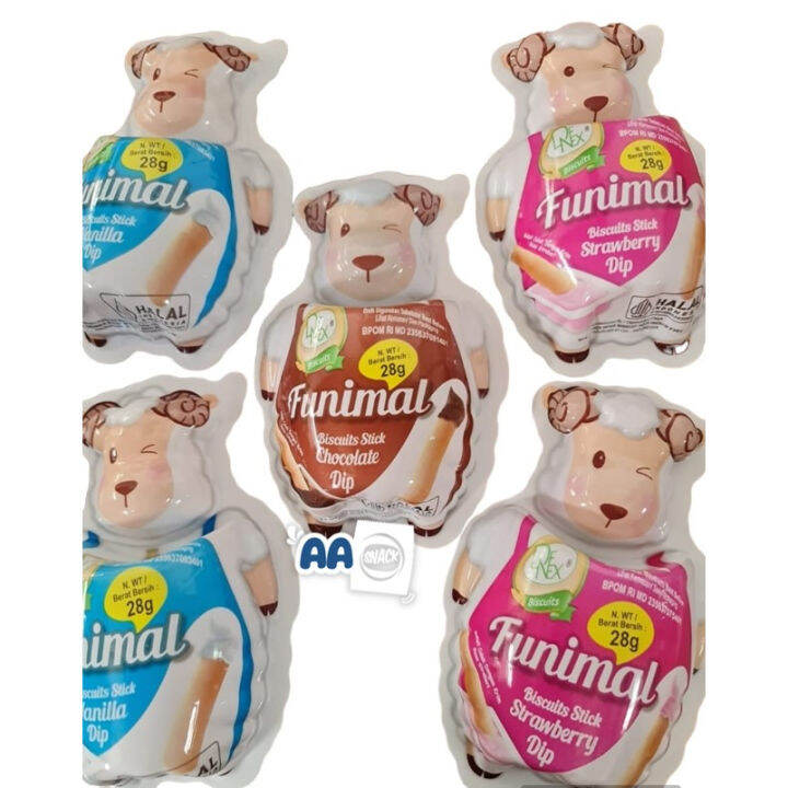 DENEX DIP FUNIMAL BISKUIT STIK 28GR | Lazada Indonesia
