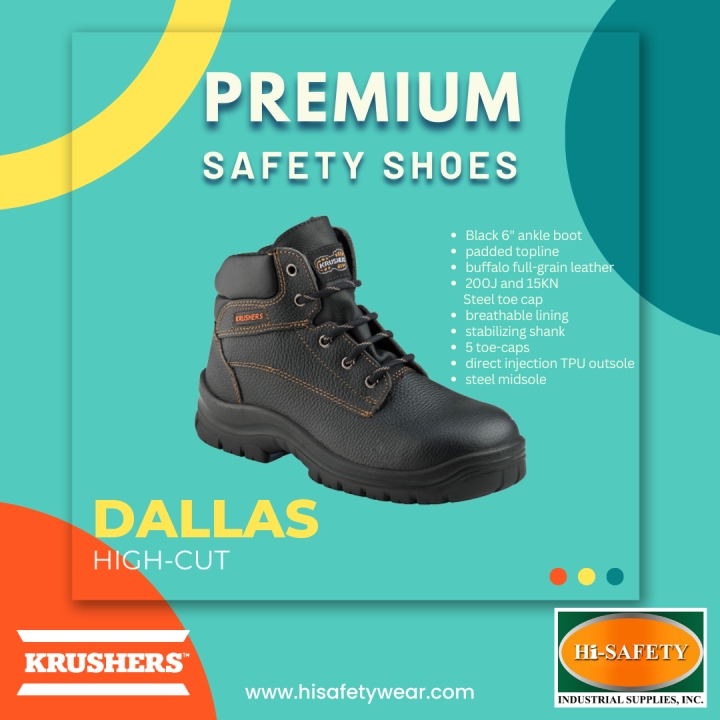 KRUSHERS SAFETY SHOES DALLAS | Lazada PH