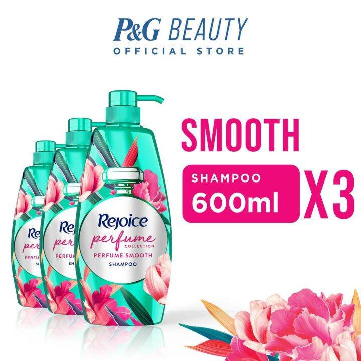 Rejoice Perfume Smooth Shampoo 600ML Trio | Lazada PH