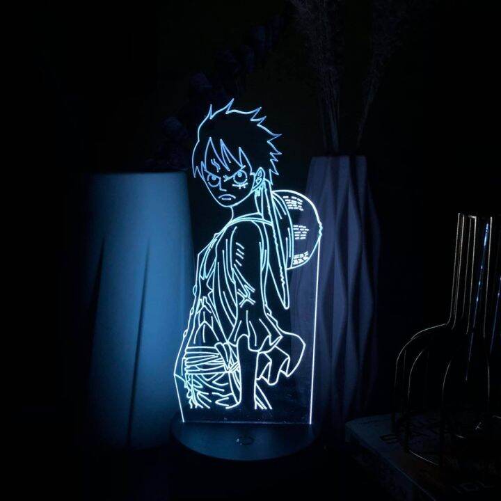 One Piece Collection Acrylic 3D Illusion LED Night Lamp | Lazada PH