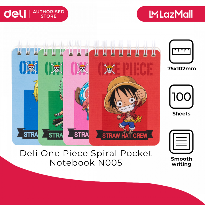 Deli N005 One Piece Spiral Pocket Notebook 1PC [79N005] | Lazada PH