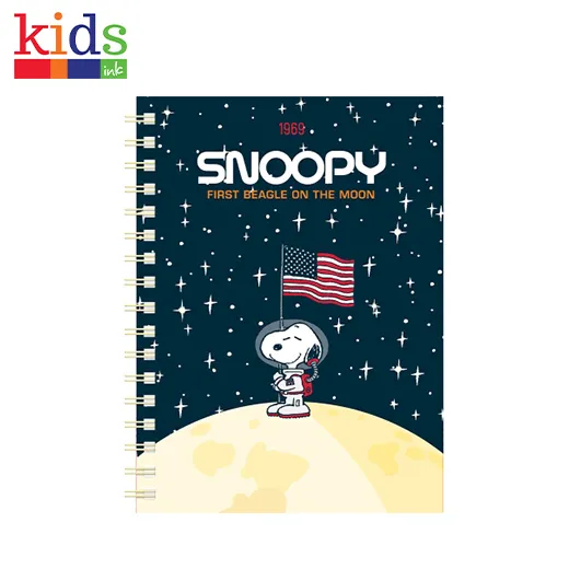 Snoopy Nasa A5 Cream Ruled Spiral Notebook - Kids Ink | Lazada PH