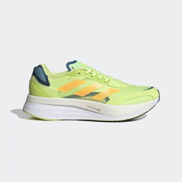 Adidas รองเท้าวิ่งผู้ชาย Adizero Boston 10 | Pulse Lime/Flash Orange ...